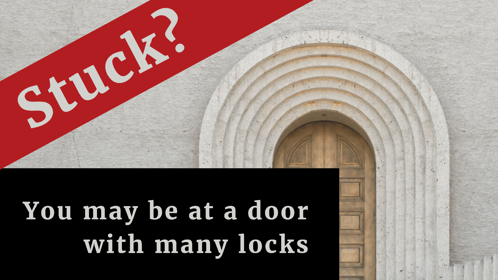 The door with many locks – Dwight Clough